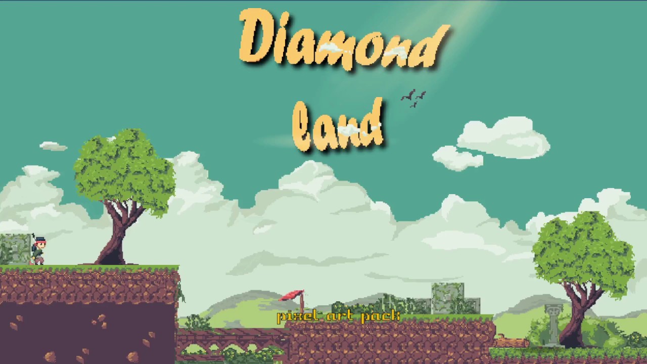 Diamond Land - Free Pixel Art Platformer Pack - YouTube