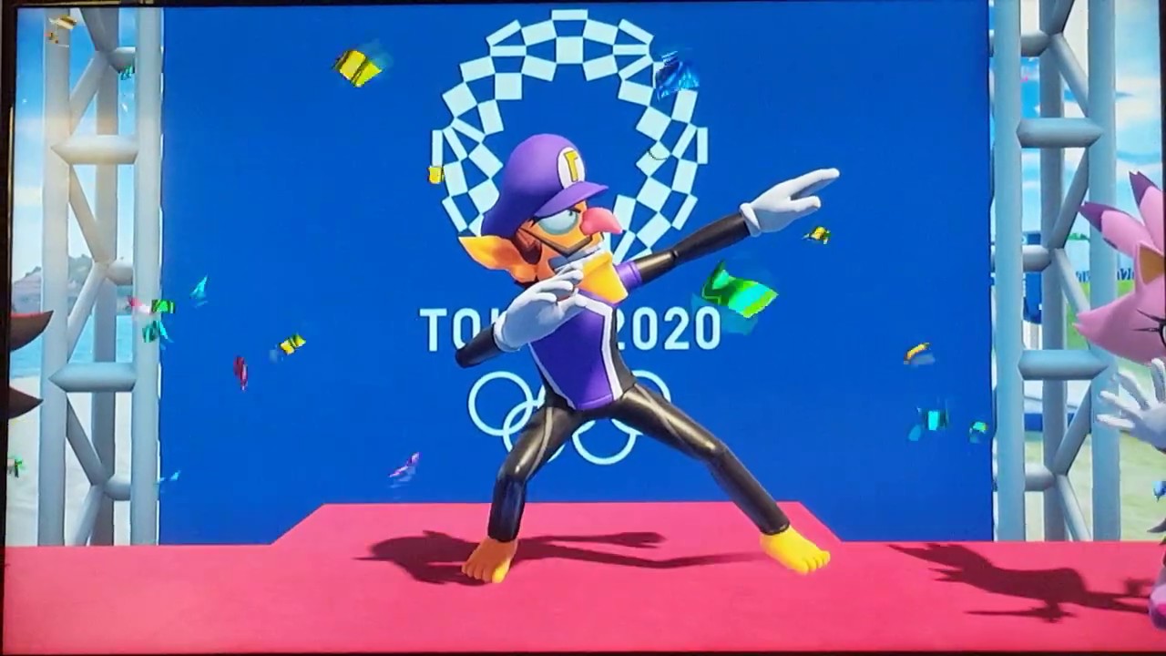 Mario & Sonic Tokyo 2020 Surfing #18 (Waluigi) - YouTube