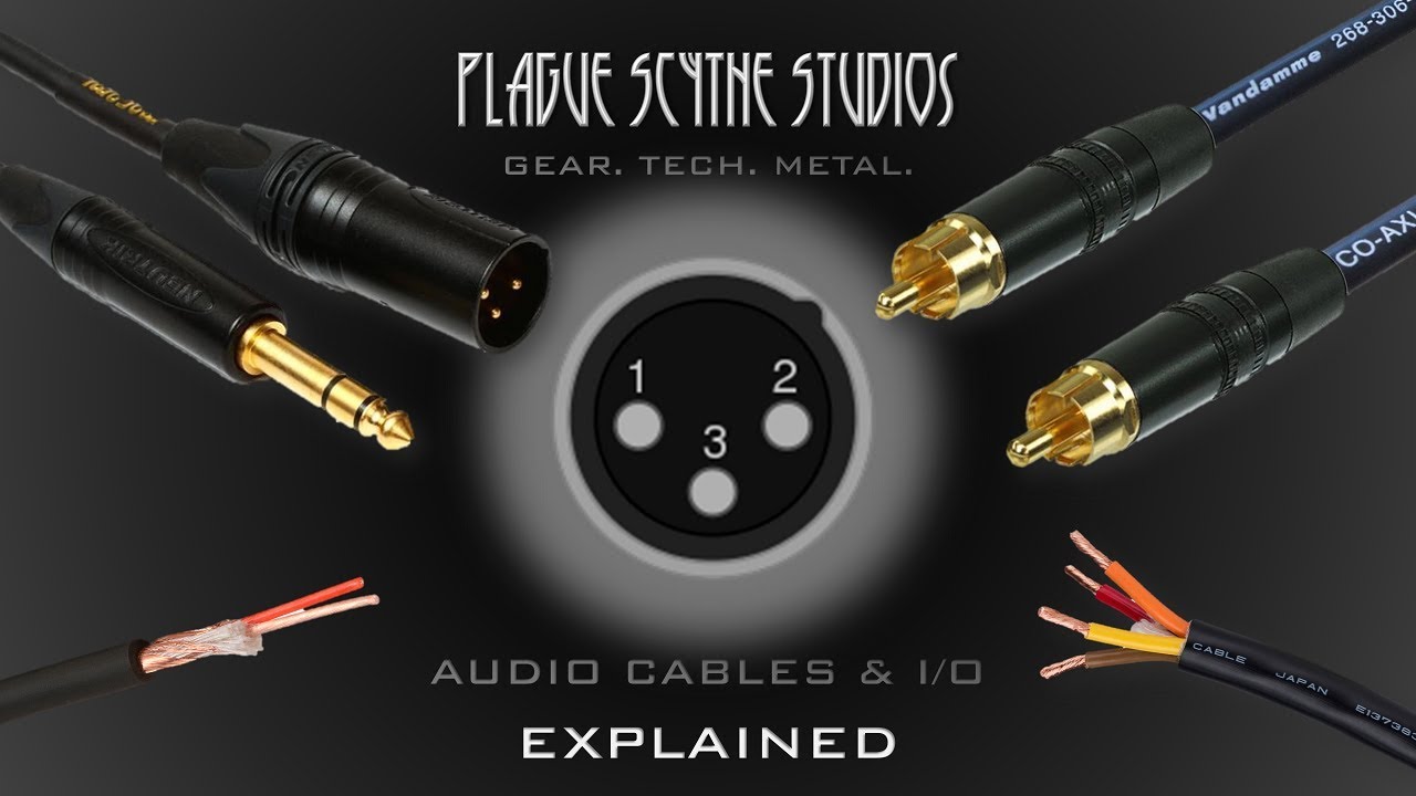 Audio Cable Standards: Instrument, Speaker, Balanced, Digital, & More ...