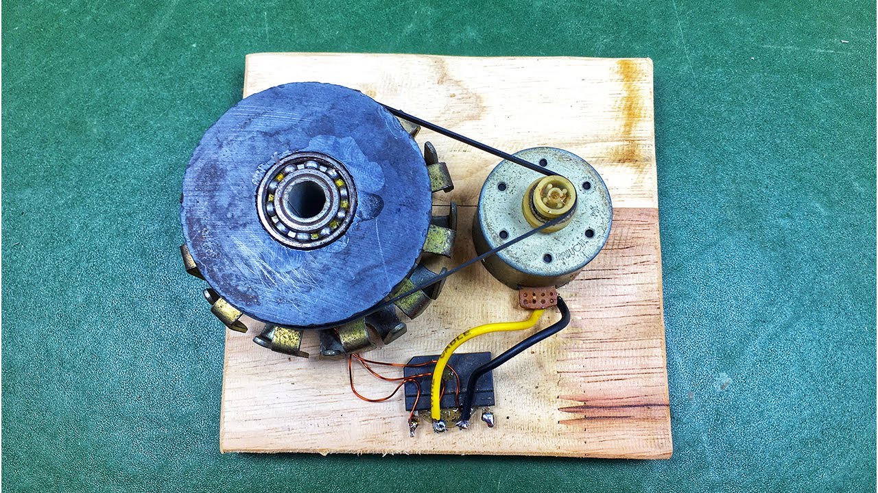 Powerful Mini Self Running Motor Using Free Energy Generator - YouTube