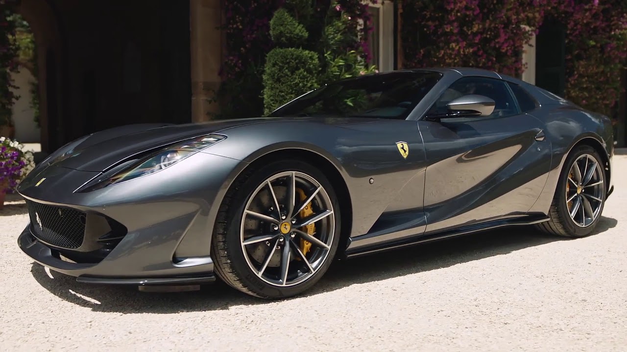 The new Ferrari 812 GTS Design Preview - YouTube
