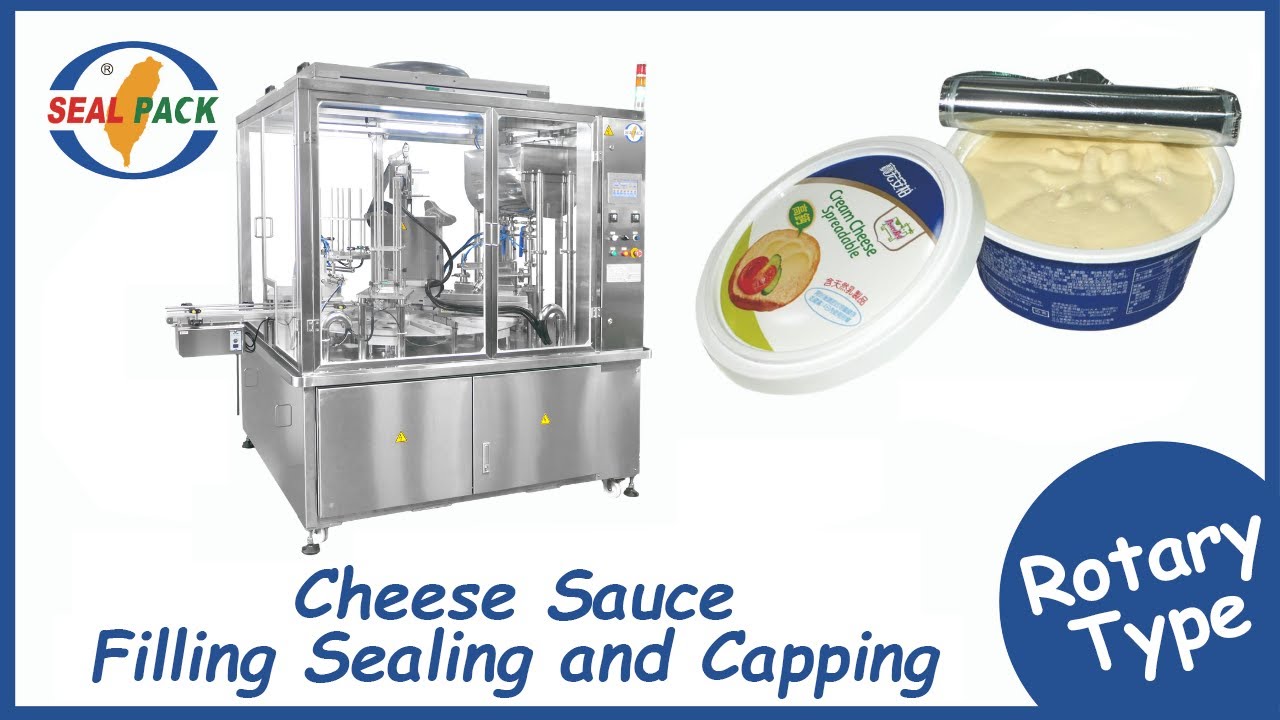 Cheese Sauce Filling and Sealing Machine SP-2202B - YouTube