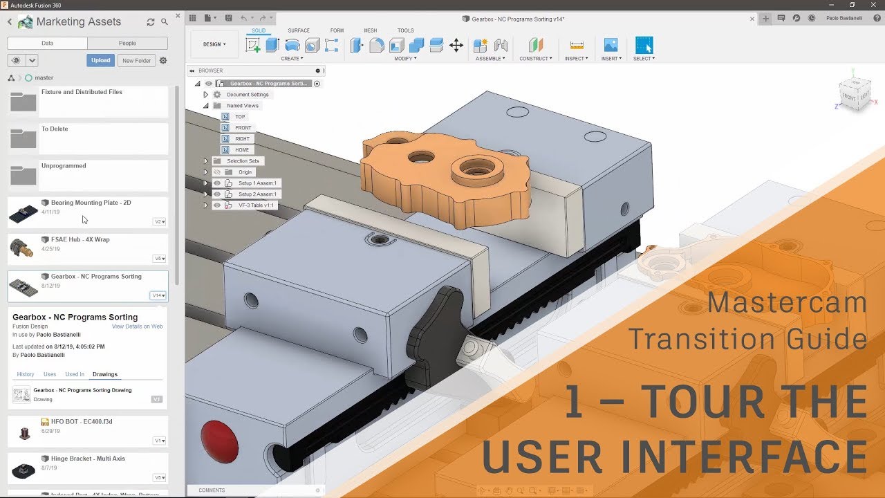 Mastercam Transition Guide - Tour the UI - 1/7 - YouTube