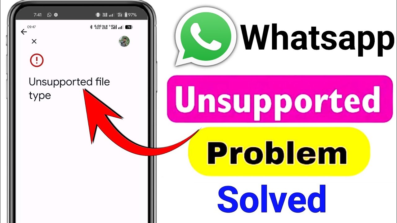 unsupported file type | unsupported file type problem | unsupported ...