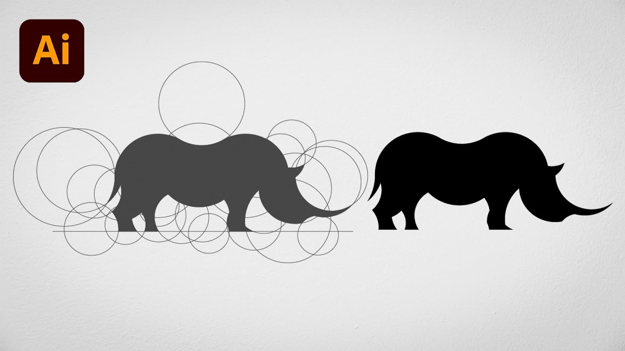 Illustrator Tutorial : Animal Logo Design | Episode 2 - YouTube