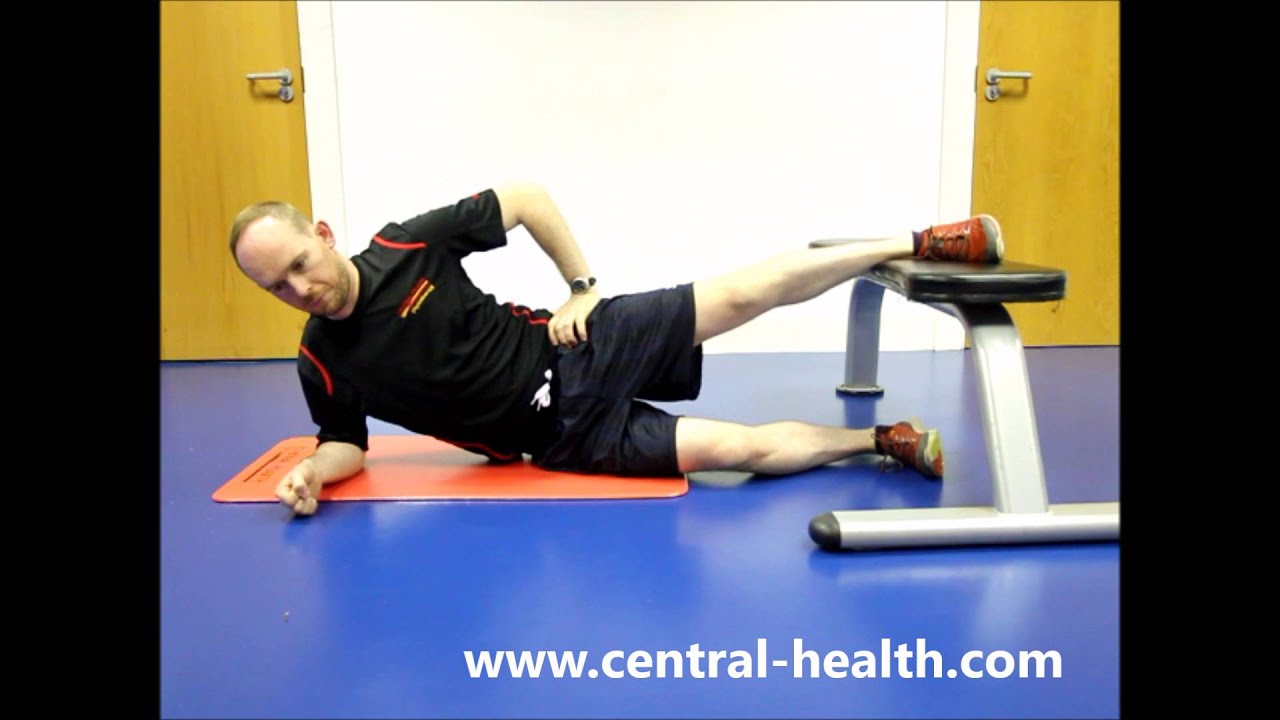 adductor side plank 2 - YouTube