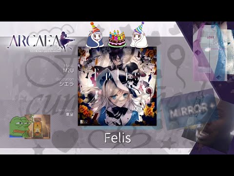 Arcaea 】 Felis C̶u̶m̶p̶l̶e̶a̶ñ̶o̶s [FTR 10] PURE MEMORY | {Mirrored ...