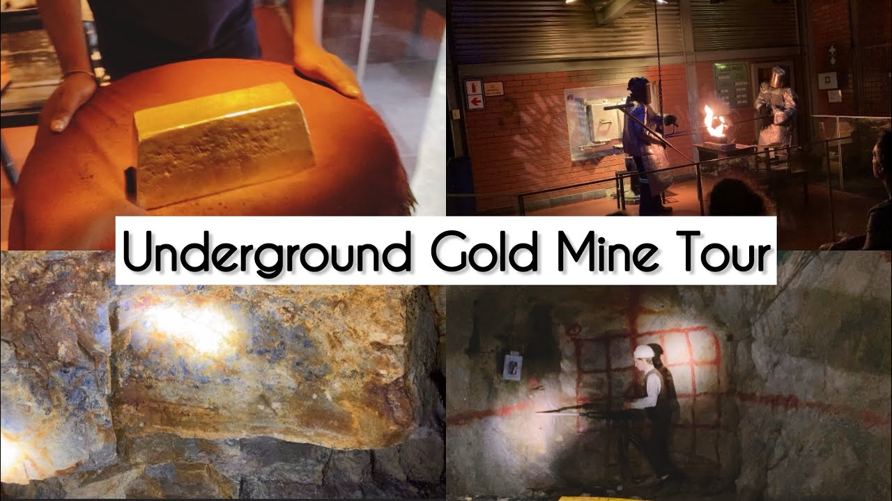 Underground Gold Mine Tour | Gold Reef City Theme Park | Johannesburg ...