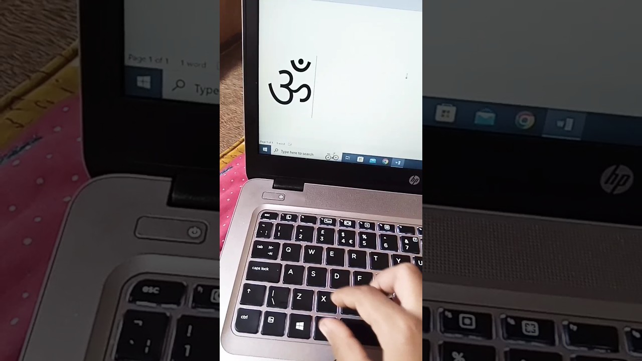 how to write om in laptop#laptop #trending #viral #sortvideo #siva ...