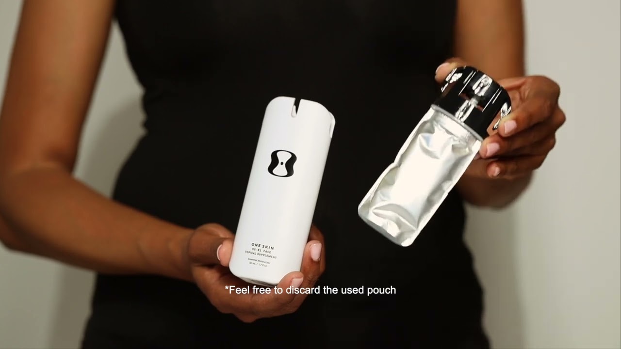 OneSkin OS-01 FACE Refillable Packaging Assembly - YouTube