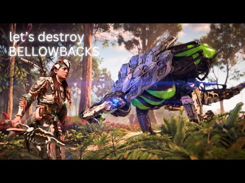 Horizon Forbidden West Battle With Bellowback - YouTube