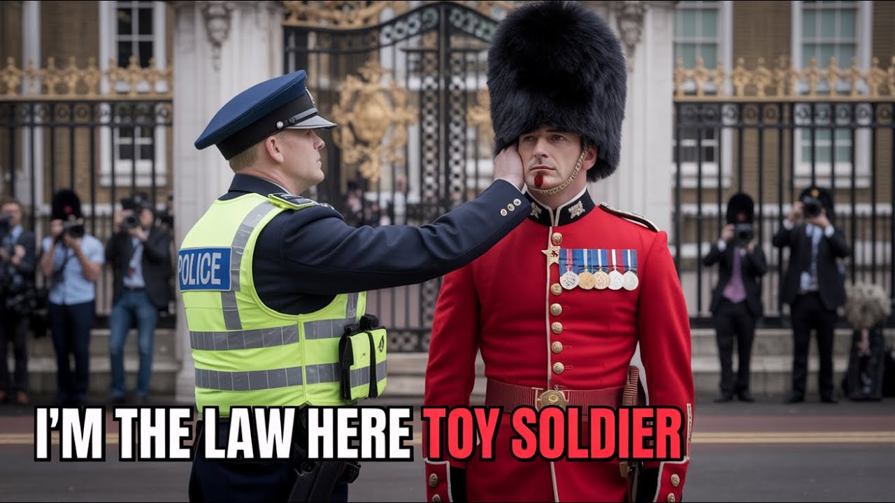 Police Officer Strikes Royal Guard – Instantly Regrets It - YouTube