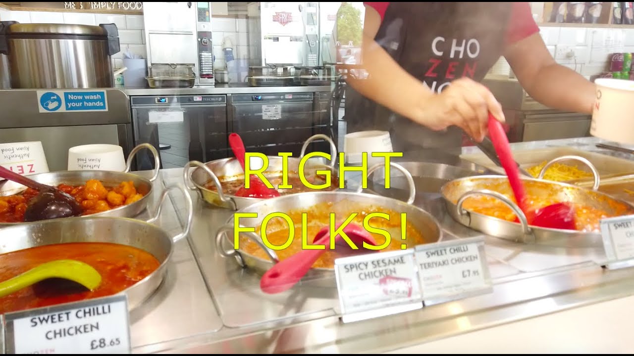 Chozen Noodle Cobham Service Station M25 - YouTube