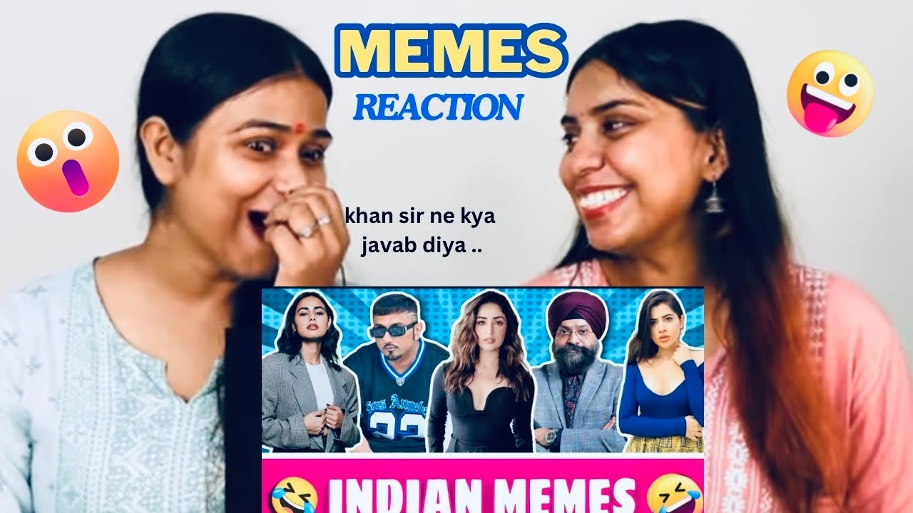 Trending Indian Memes Compilation REACTION !! The Girls Squad - YouTube