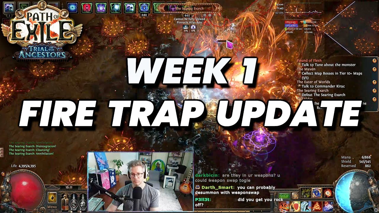 Fire Trap Elementalist Week 1 Update - YouTube