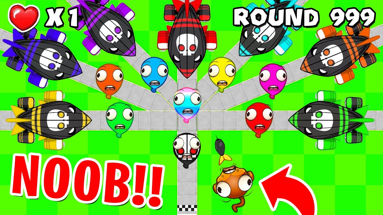 BREAKING EVERY BLOONDS TD 6 WORL RECORD EVER!! (Round 999) - YouTube