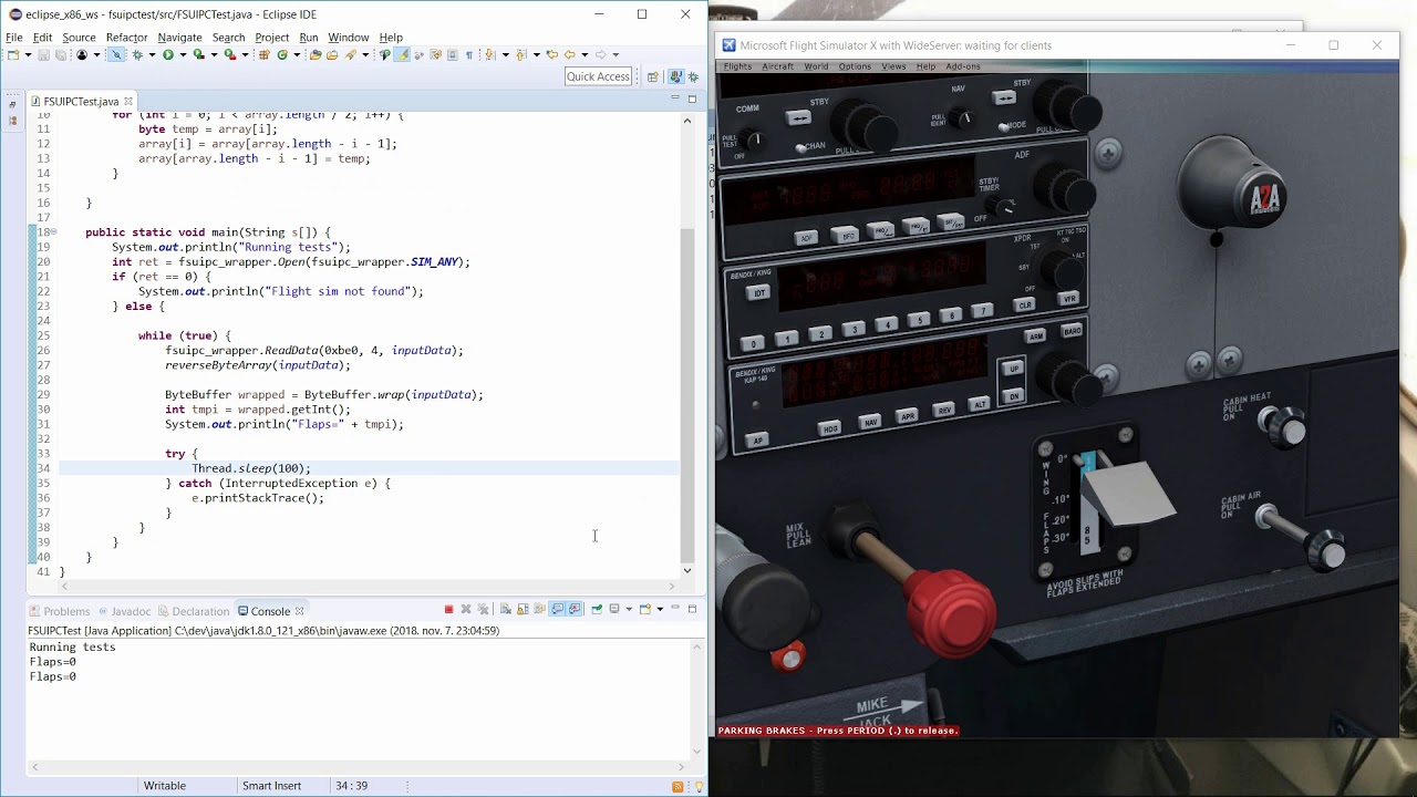 FSUIPC SDK - Java API - YouTube