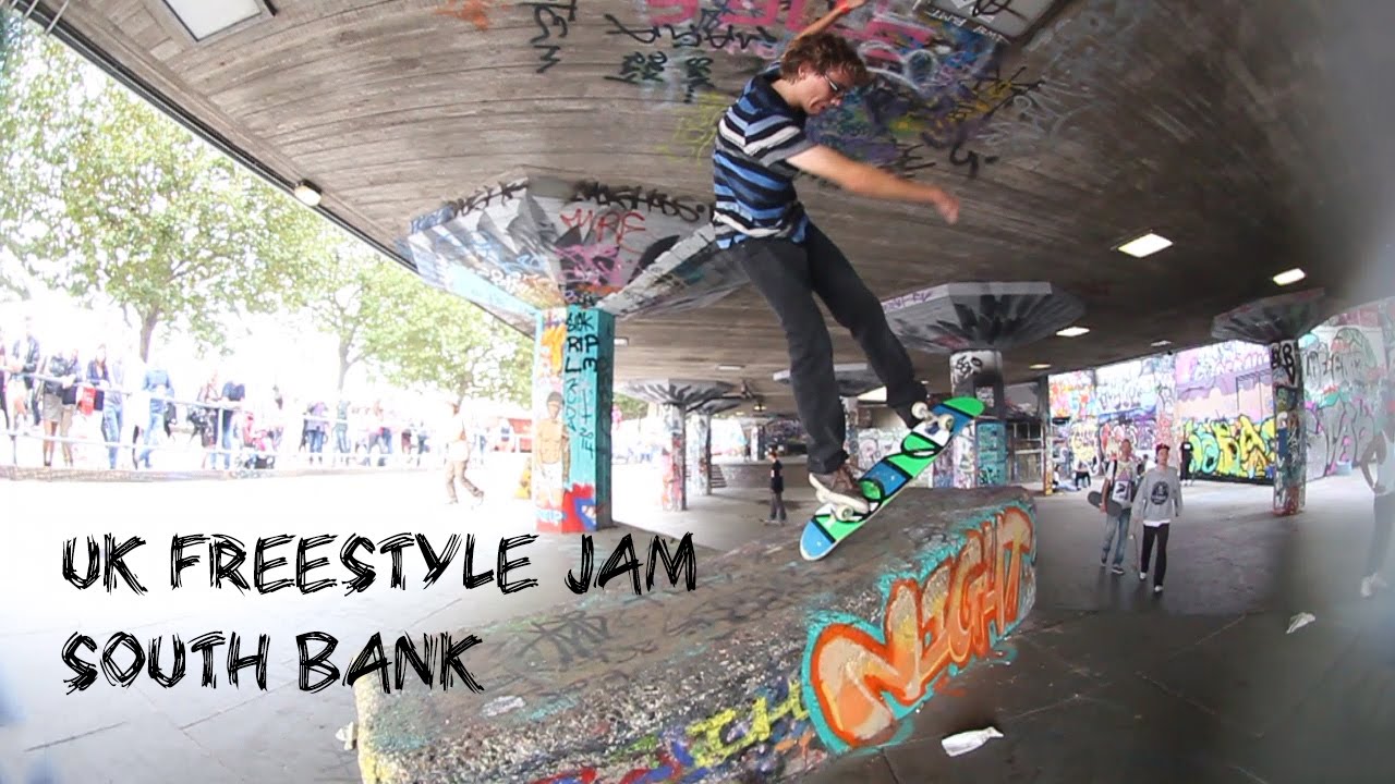 UK Freestyle Skateboarding Jam - South Bank 2014 - YouTube