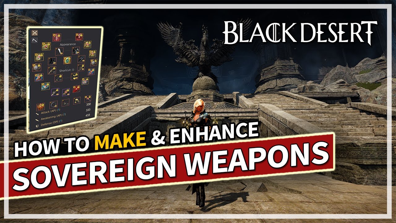 How to make Sovereign Weapons & Enhancing | Black Desert - YouTube