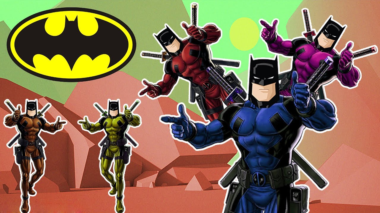 Batman Transforms Into Deadpool Finger Family Songs | Deadpool as ...