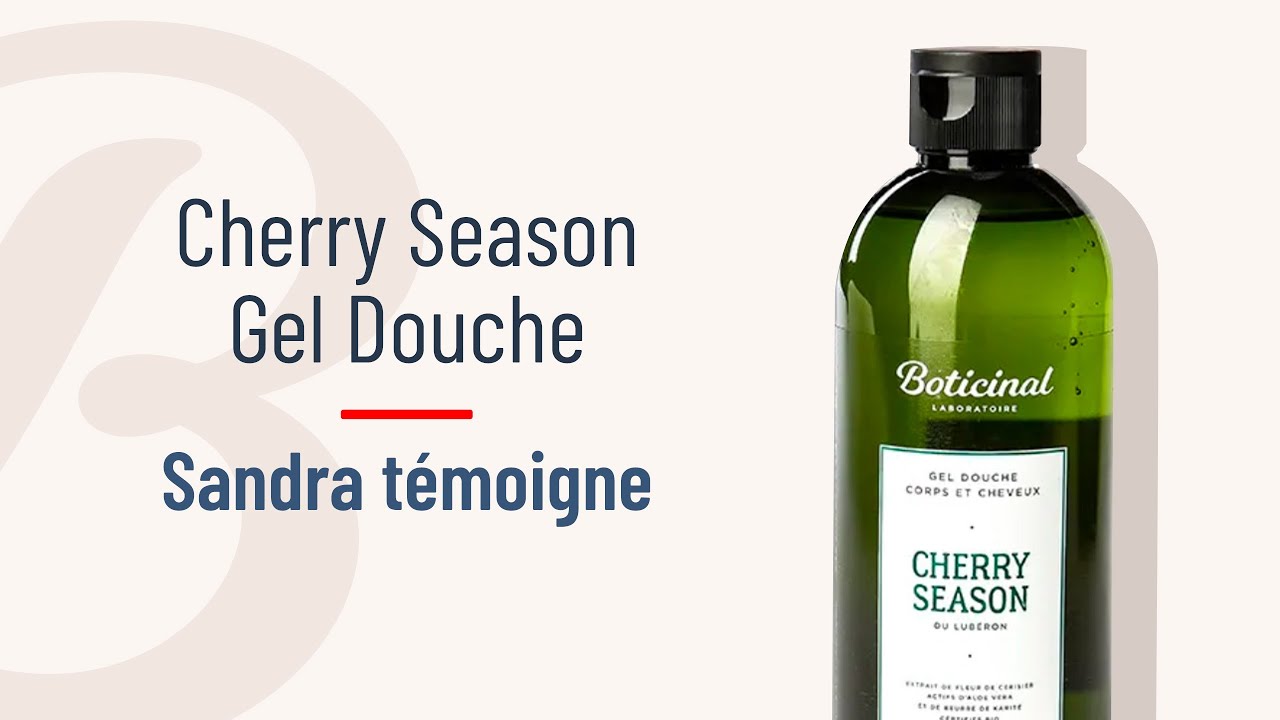 Avis client - Boticinal Laboratoire - Gel Douche Cherry - Sandra - YouTube