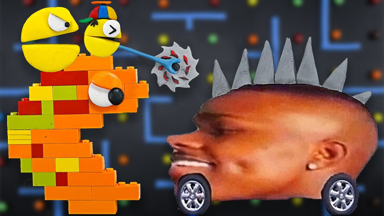 Mr.Pac Family vs. Dababy Convertible Meme | Mr.Pac 스톱 모션 @dababy - YouTube