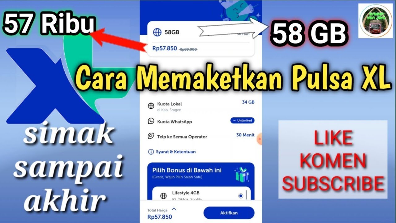 Cara Paketin Pulsa XL Ke Kuota || Cara Daftar Internet Murah XL ...