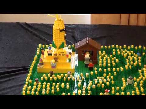 LEGO Maislabyrinth aus 6.000 Teilen - YouTube