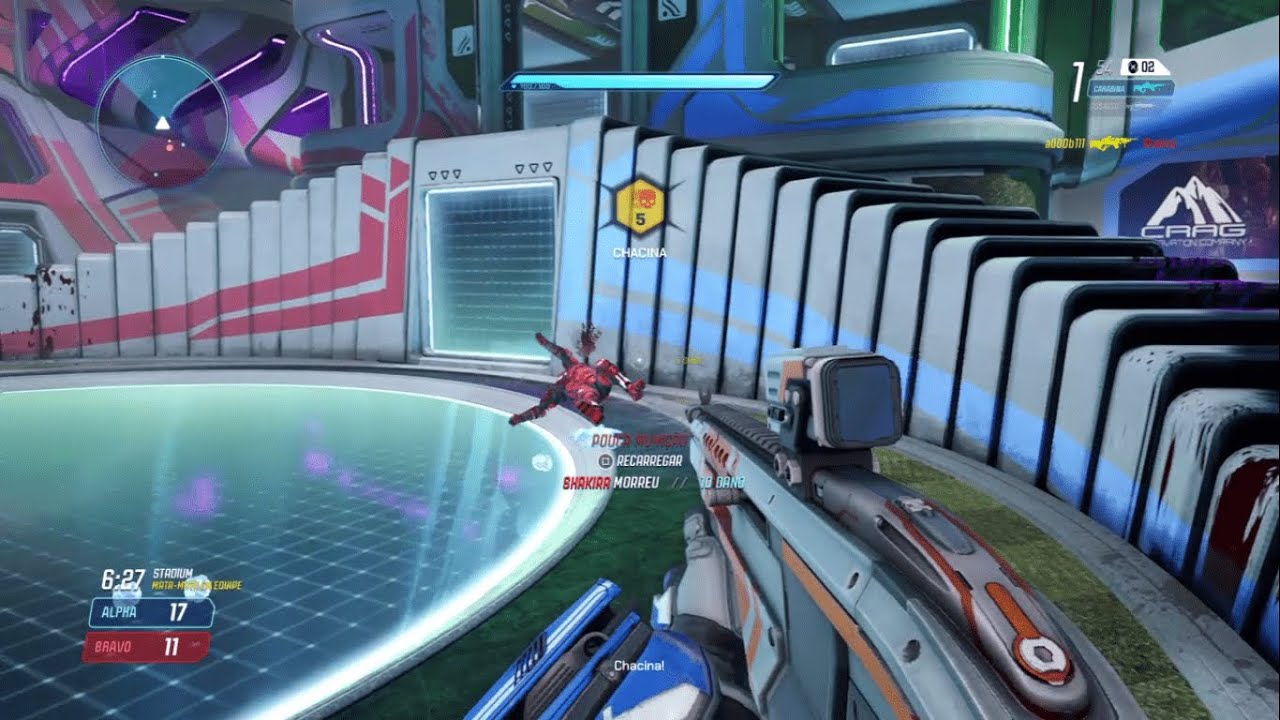 playing splitgate - YouTube