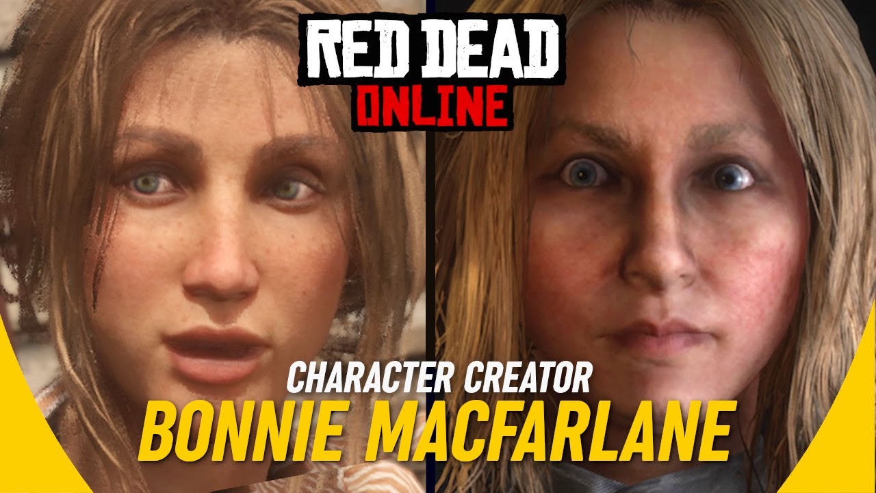 BONNIE MACFARLANE: Character Creator (Ladies Week) RDR2 - YouTube