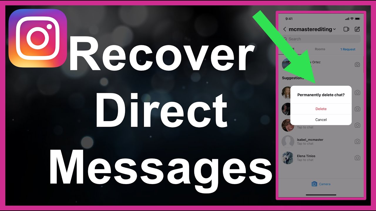 Recover Deleted Instagram Direct Messages (DMs) - YouTube