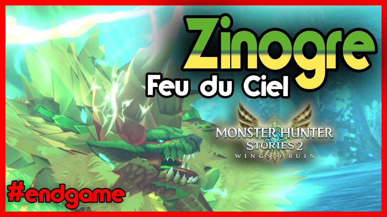 Zinogre Feu du Ciel - Endgame - Monster Hunter Stories 2 - YouTube