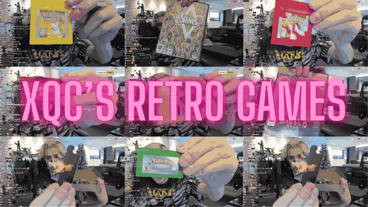 xQc Shows his Retro Classic Games - YouTube