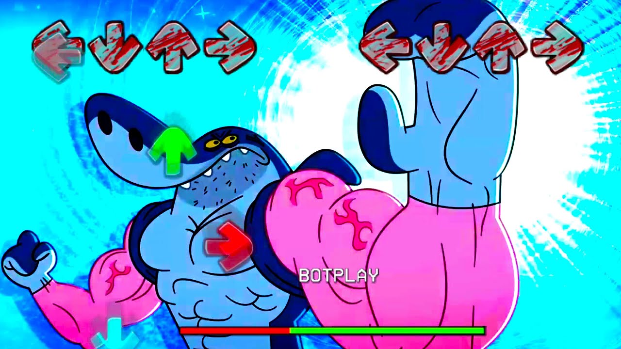 flipped out trigger fnf be like in Zig & Sharko - YouTube