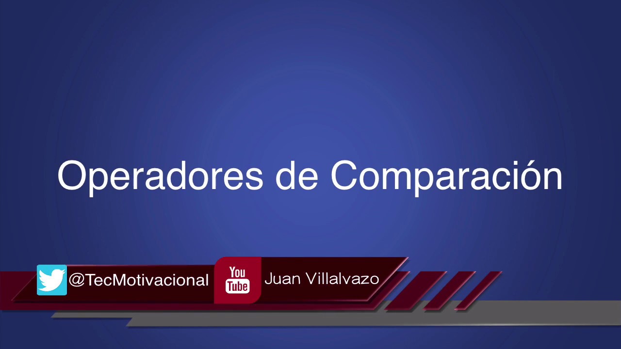 Operadores de Comparación | Curso iOS 10 y Swift 3 Lección # 16 - YouTube