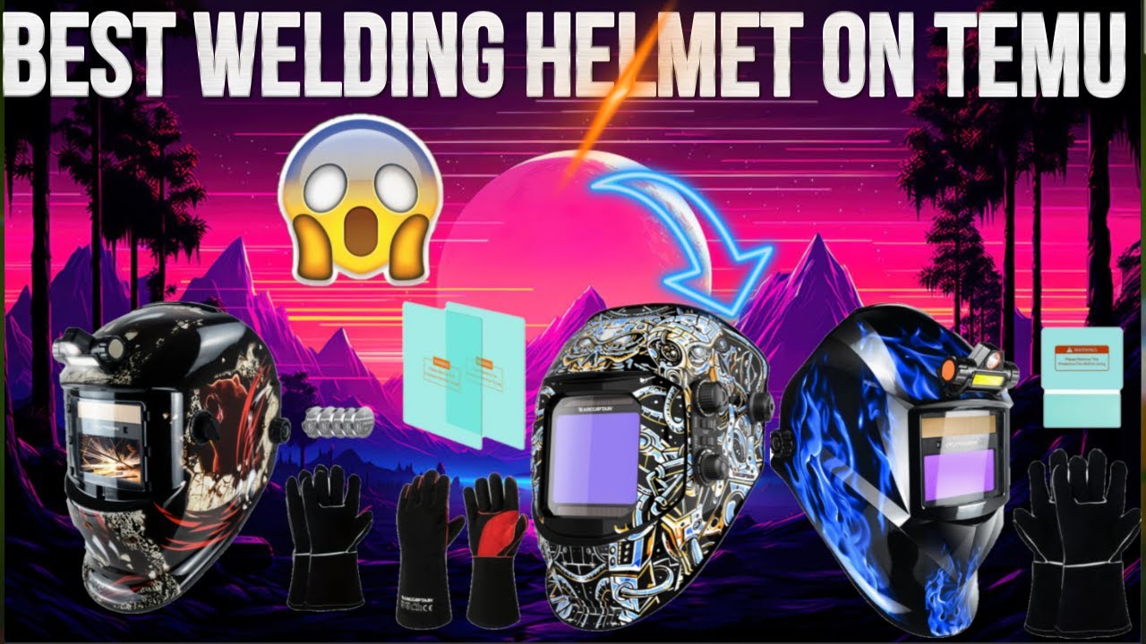 🔧 Best Welding Helmet on Temu 2025 | Top Budget Auto-Darkening Helmets ...
