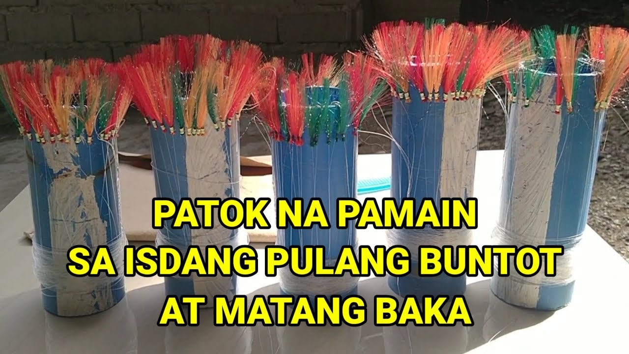 TUTORIAL PAGGAWA NANG PAIN PARA SA ISDANG PULANG BUNTOT.. AT MATANGBAKA ...