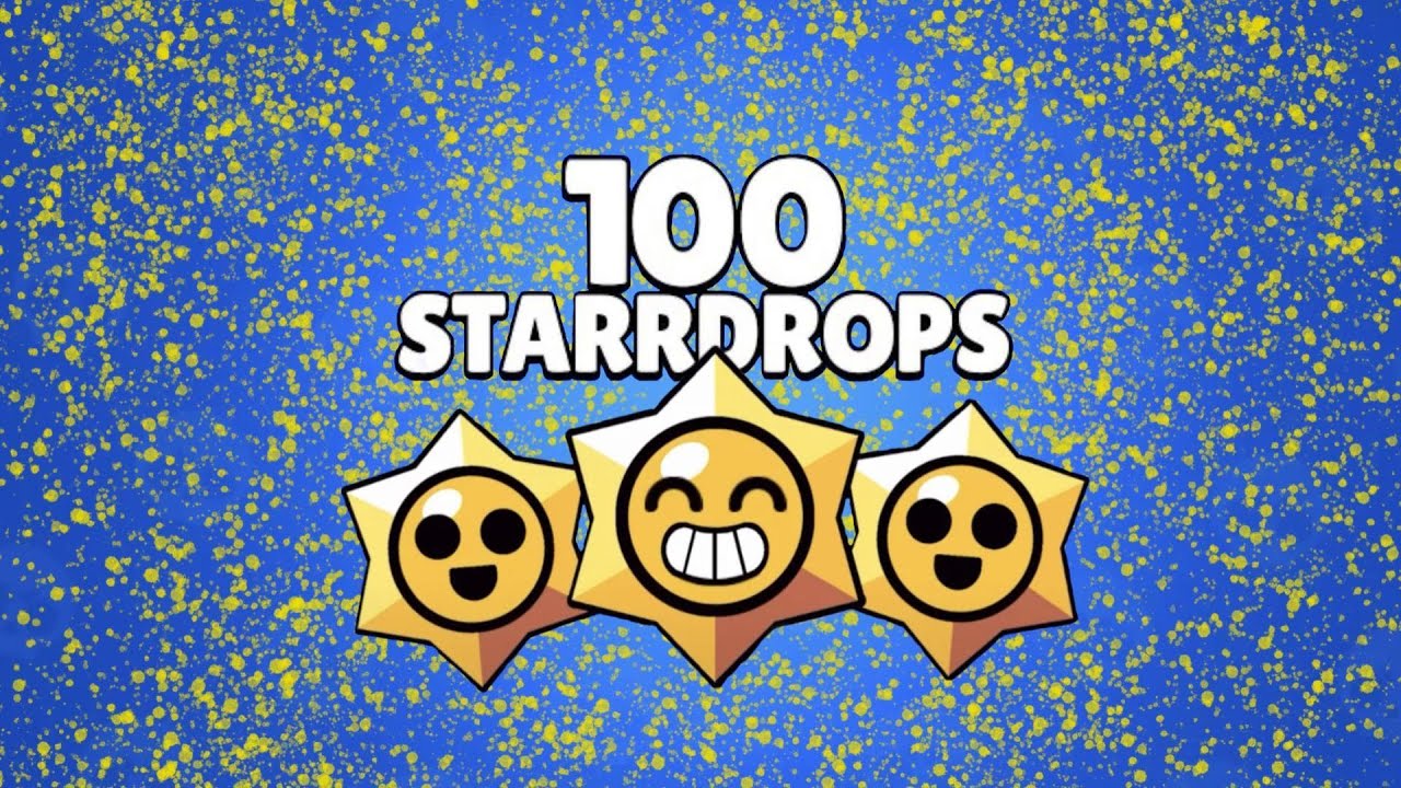 ⭐100 Starr Drop In Brawl Stars #100starrdrops - YouTube