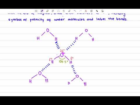 1.1 How to draw water molecules - YouTube