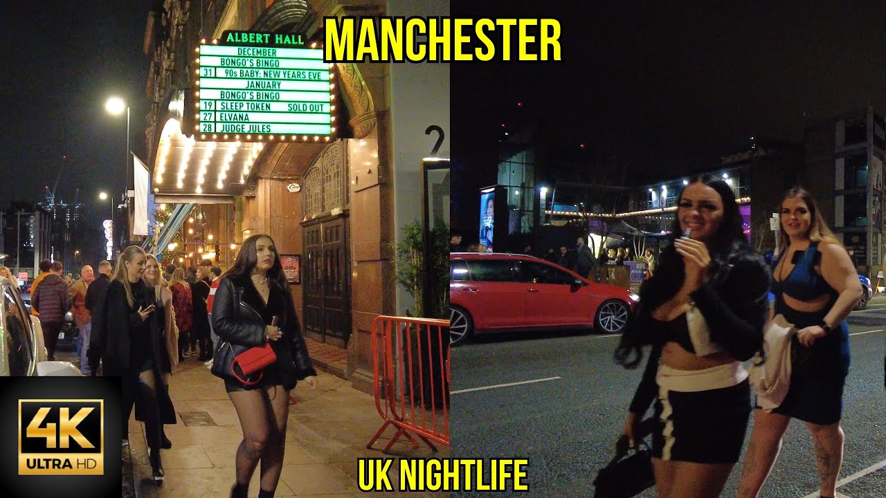 🇬🇧MANCHESTER UK NIGHTLIFE Walking Tour (4K UHD 60fps)🇬🇧 - YouTube