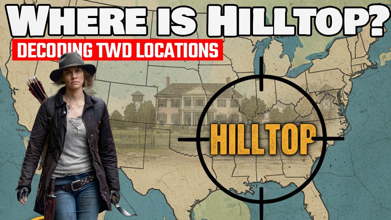 Where is Hilltop in The Walking Dead? Decoding Locations - Map of ...