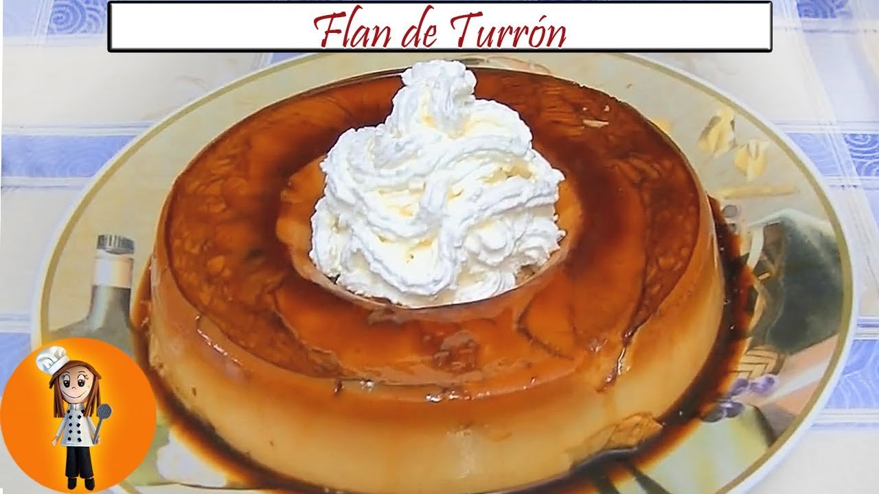 Flan de turrón sin horno | Receta de Cocina en Familia - YouTube