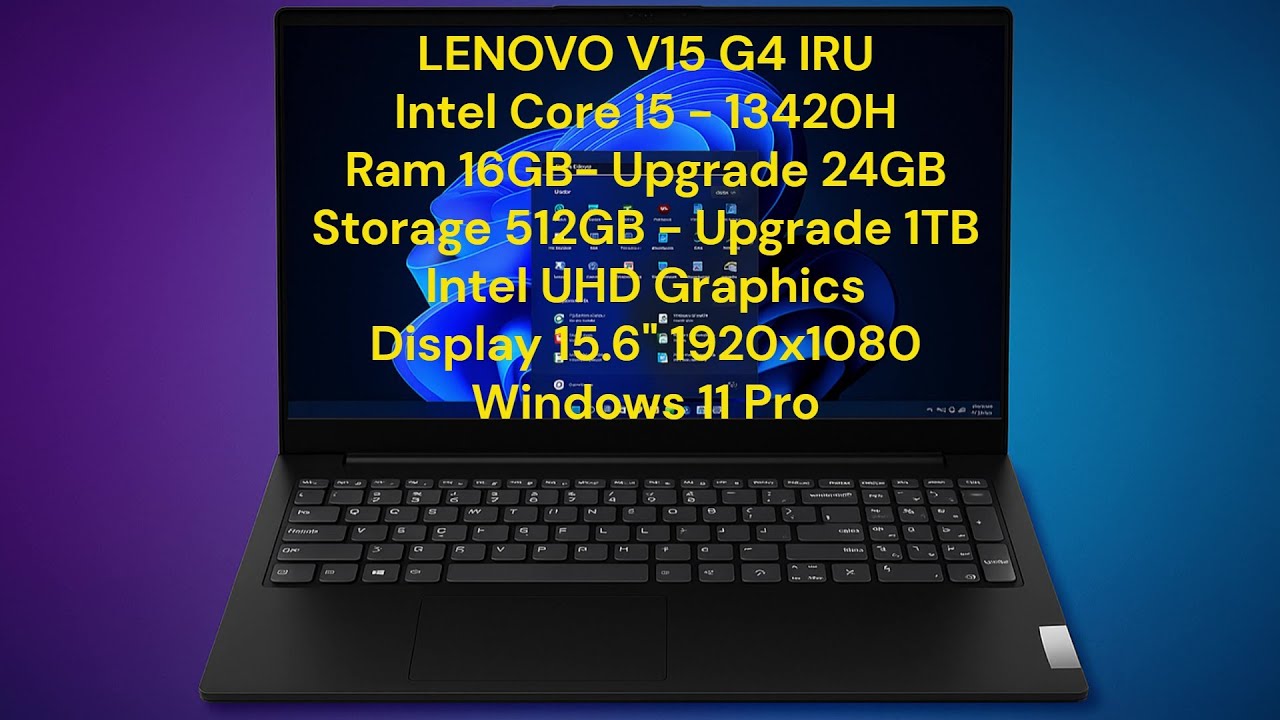 LENOVO V15 G4 IRU - Unboxing - Disassembly - Ram & Ssd Upgrade - YouTube