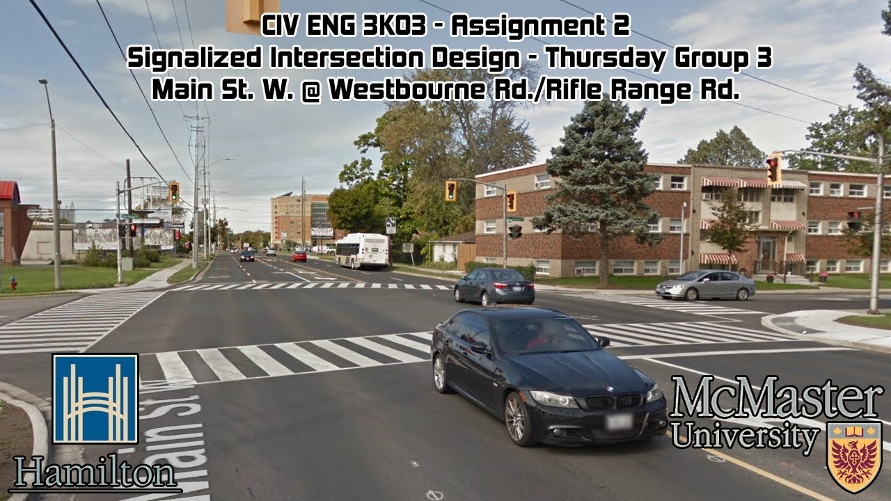 CIV ENG 3K03 - Signalized Intersection Design Video - YouTube