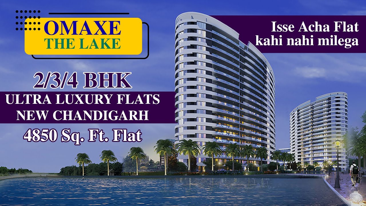 Omaxe The Lake New Chandigarh Luxury Apartments - Sample Flat 4840sq.ft ...
