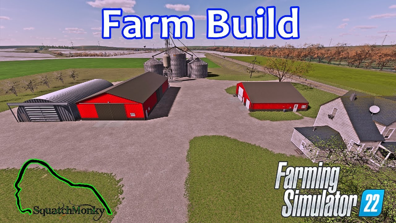 Building a new farm Part 1 | Farming Simulator 22 - YouTube