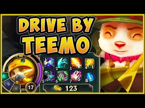 ONE SHOT Q TEEMO! THIS DRIVE BY TEEMO BUILD IS 100% UNFAIR! BURST AND ...