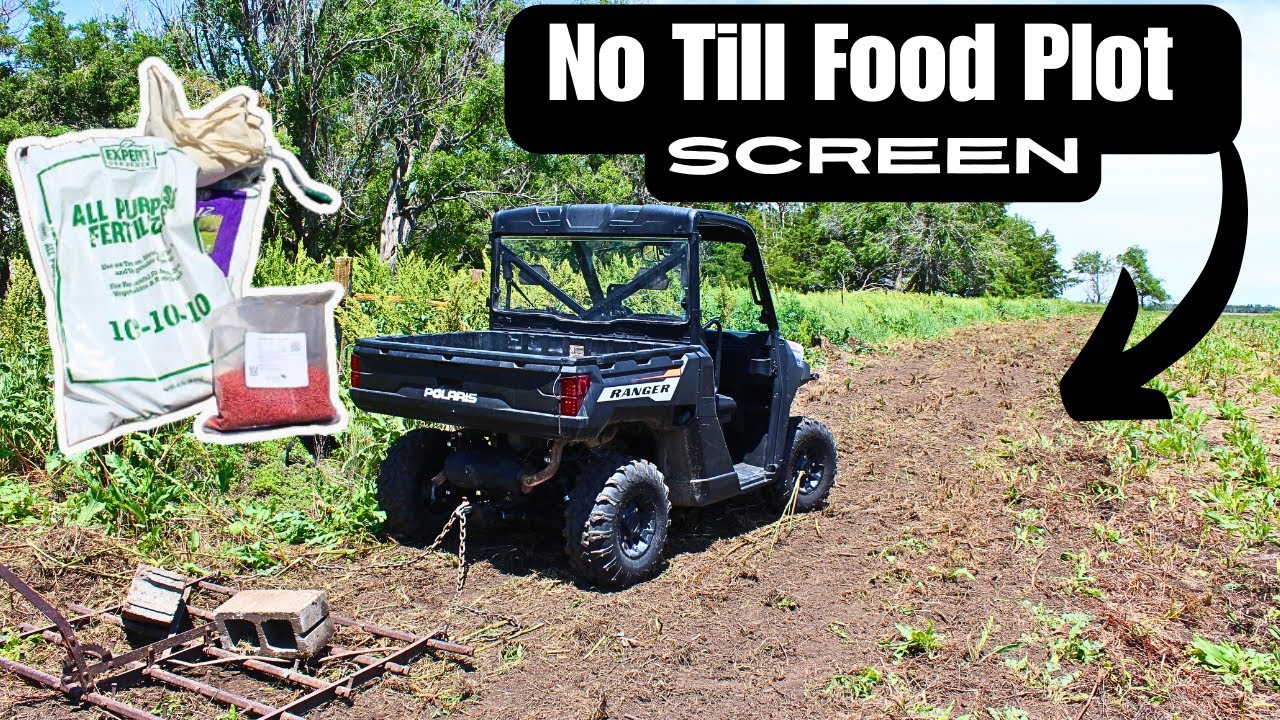 No-Till Food Plot Screen With Basic Tools | Spike Harrow Drag - YouTube