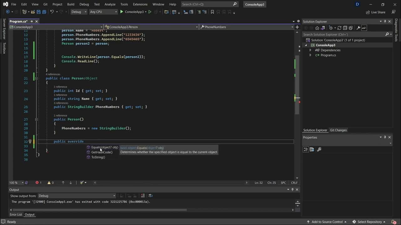 C# | Object class | Equals Method Explained - YouTube