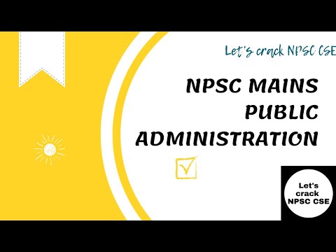 NPSC Mains | Public Admin | Management over Foundation of Law & Paradox ...